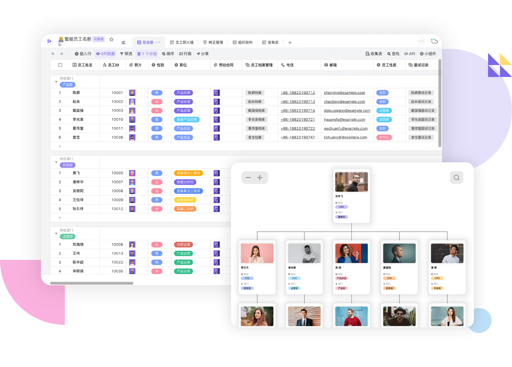 vika HR人力资源管理系统 - vika维格表解决方案 - Vikadata